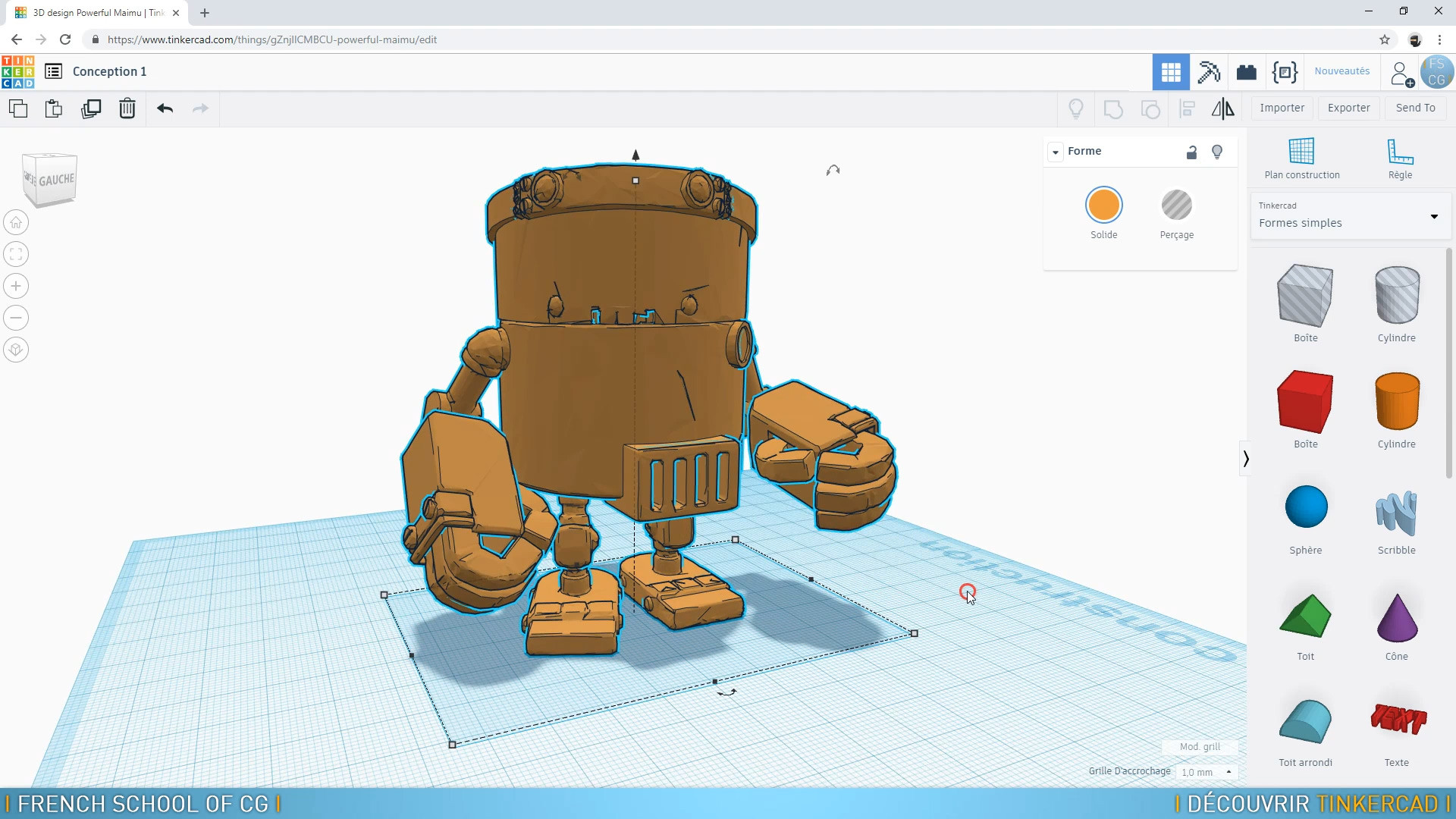 TUTO D couvrir La 3D Avec Tinkercad Avec Tinkercad Sur Tuto